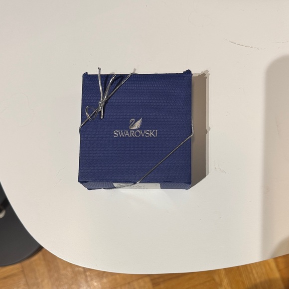 Swarovski | Jewelry | Swarovski Royal Blue Box With Silver Accents ...